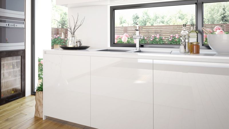 Akrilik Panel (Acrylic) Lake Beyaz Parlak Panel Ankara Glossmax Lake Beyaz